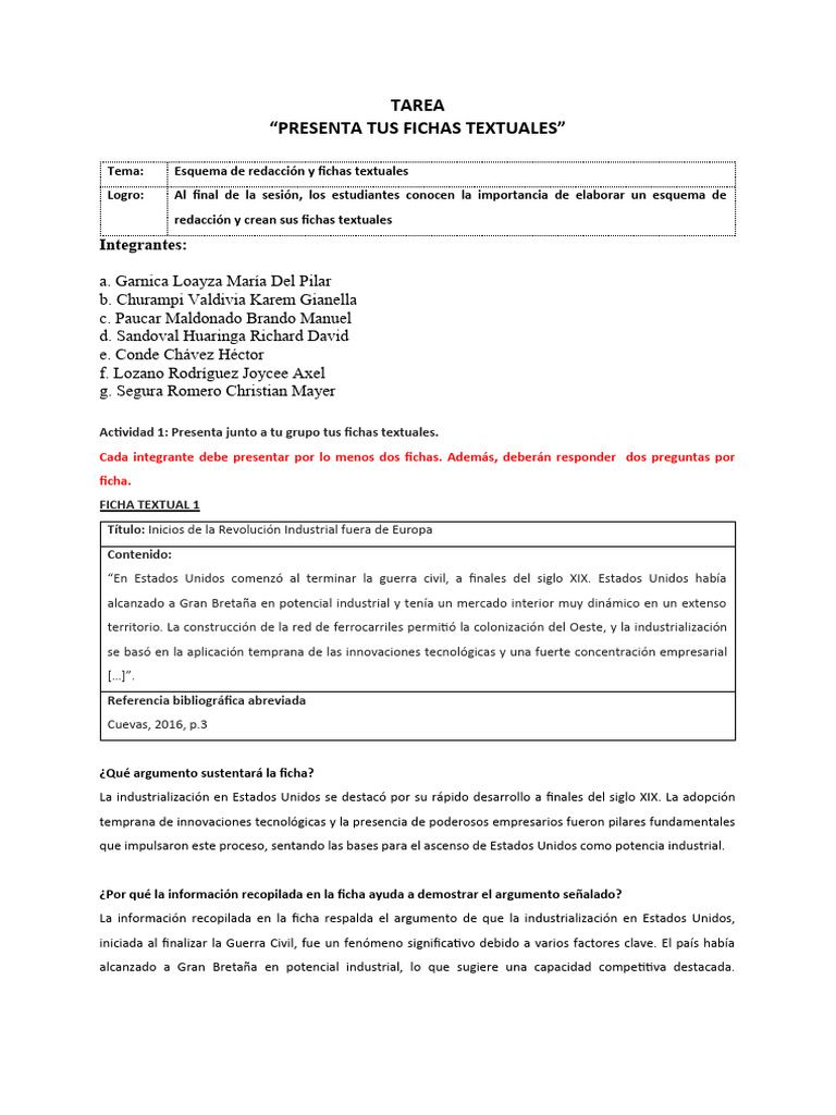 Semana 09 - Tema 02 Tarea - Presenta Tus Fichas | PDF | Revolución ... Semana 09 - Tema 02 Tarea - Presenta Tus Fichas | PDF | Revolución ...