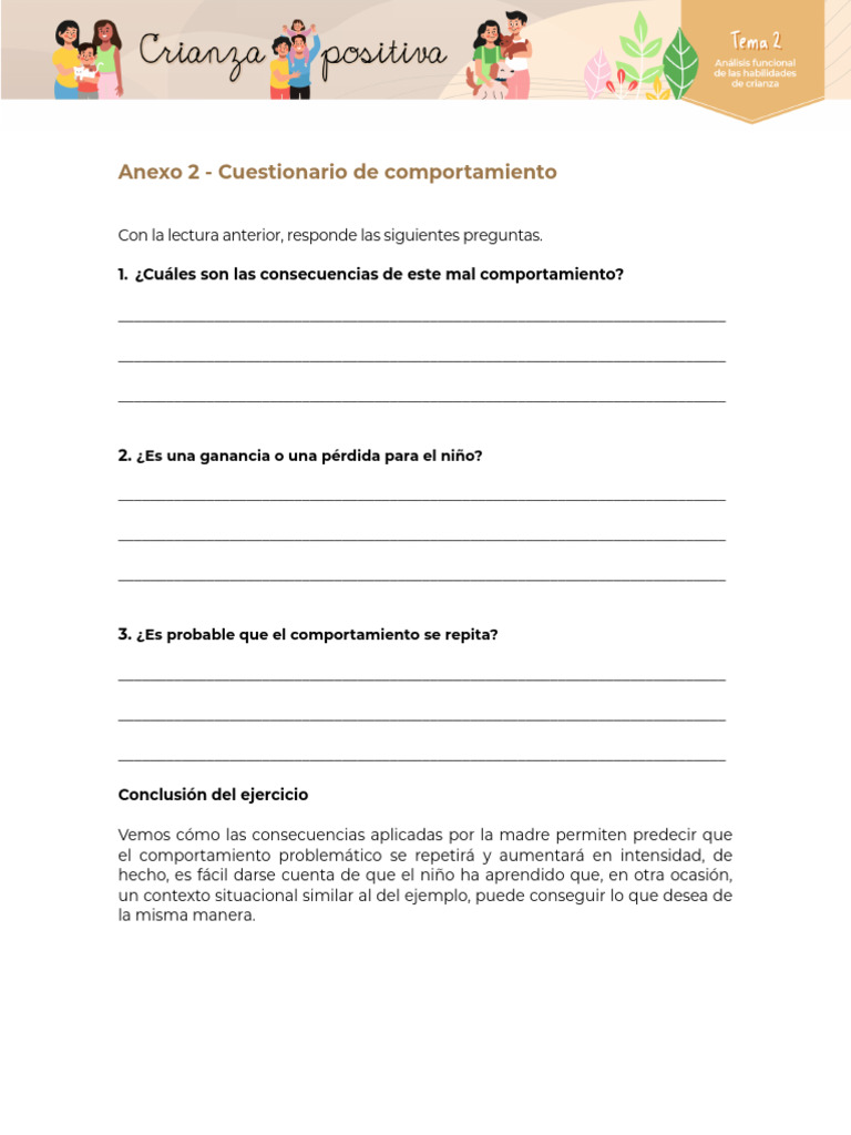 Anexo 2-Comportamiento 0116 | PDF