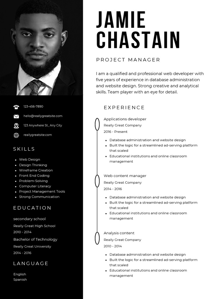 Jamie Chastain: Project Manager | PDF | Web Design | Databases