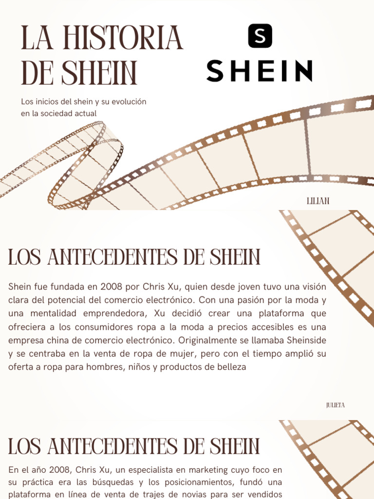 Historia y origen de Shein | PDF | Moda | Comercio electrónico