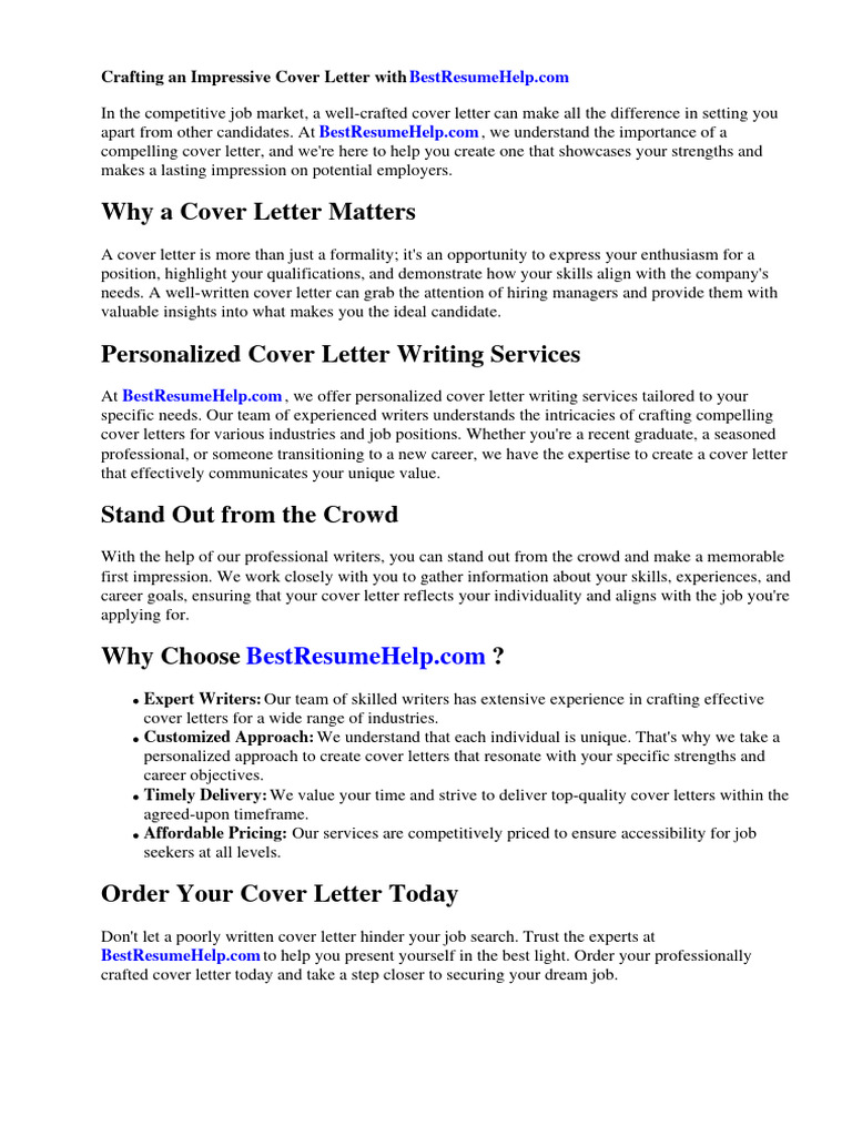 Cover Letter For Billing Specialist Position | Download Free PDF ...