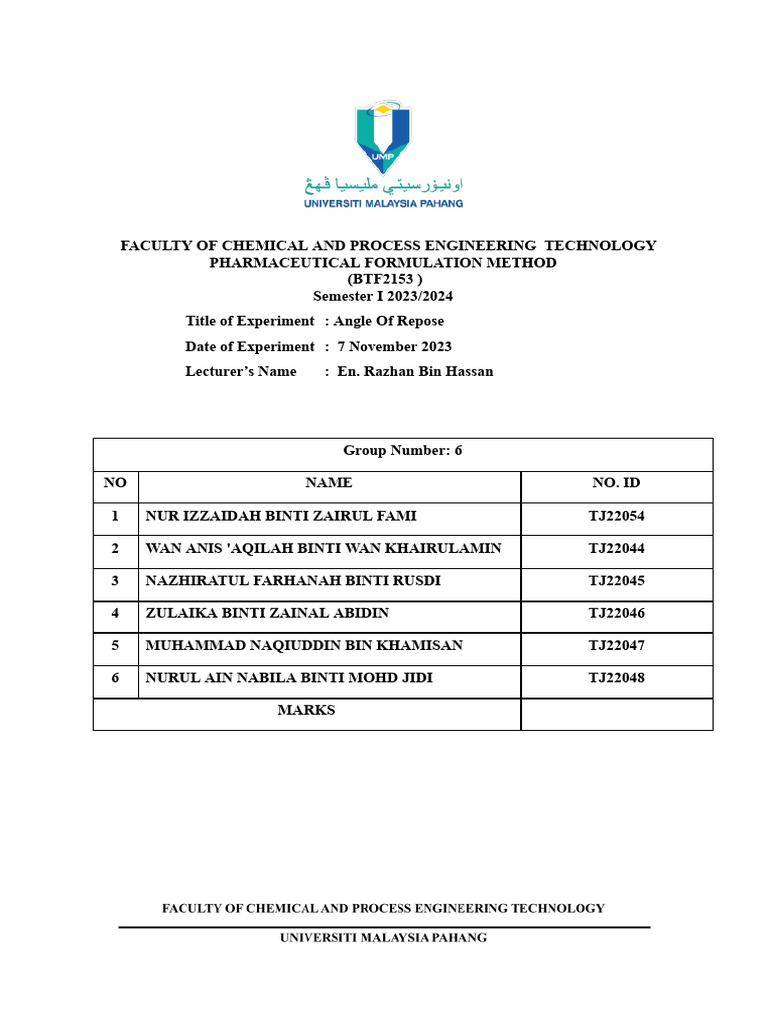 Exp 1 | PDF | Mechanical Engineering | Applied And Interdisciplinary Physics