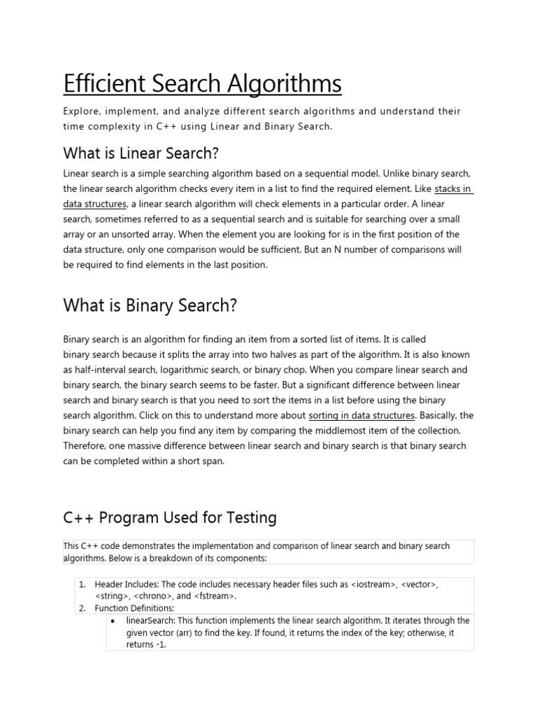 Linear Search | PDF | Time Complexity | Applied Mathematics
