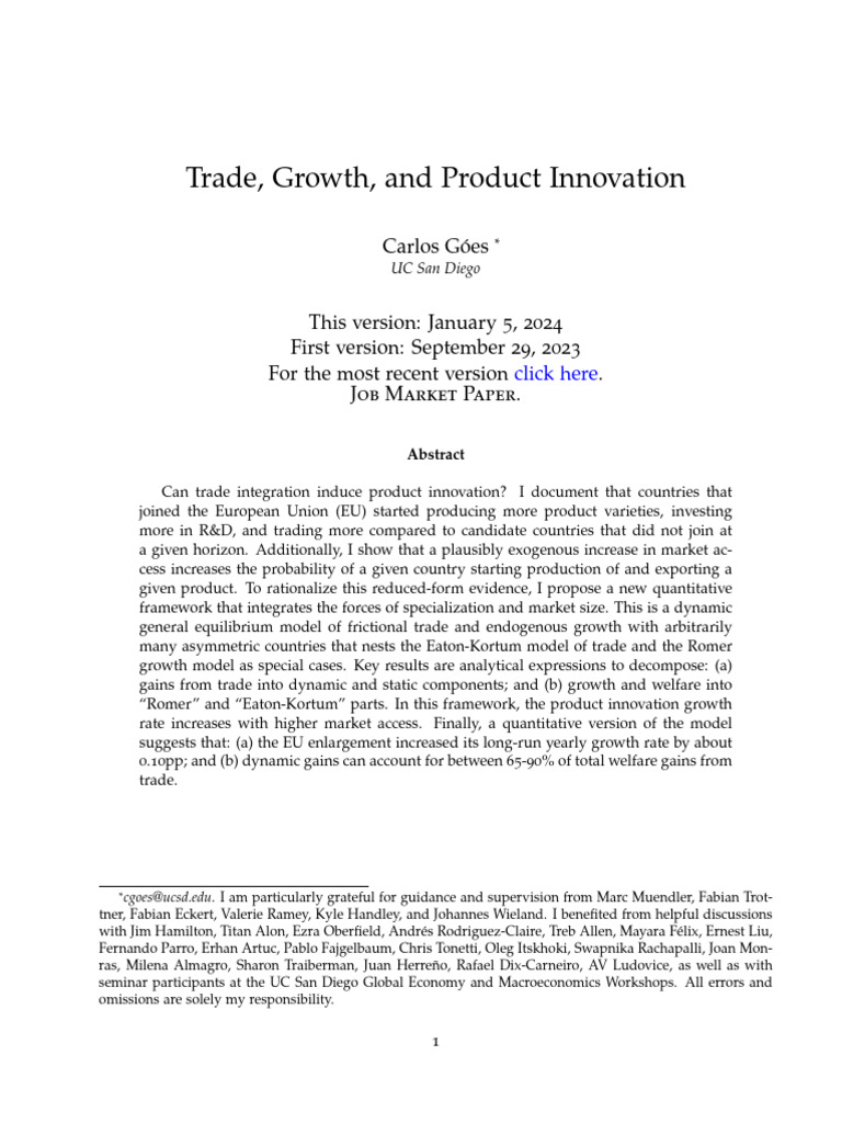 GoesC JMP | PDF | Economic Growth | European Union