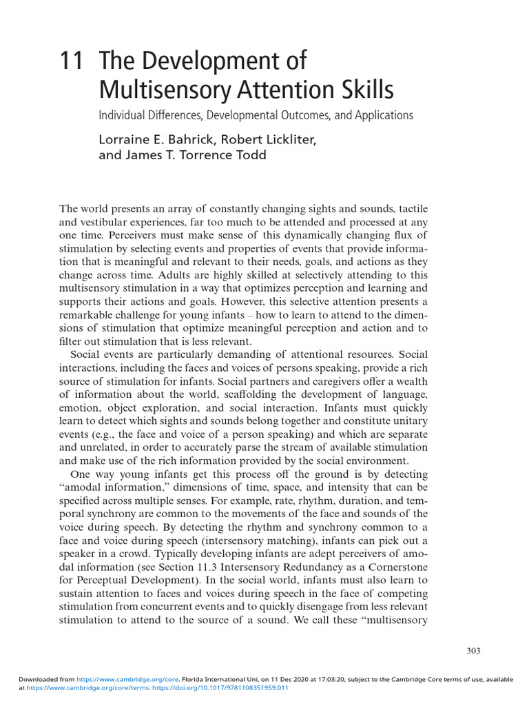Bahrick-Etal 2020 Cambridgehandbookinfantdevelopment ...