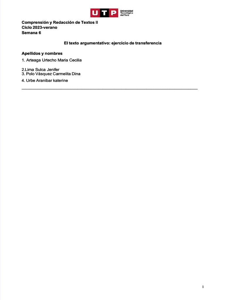 PDF s06 El Texto Argumentativo Compress | PDF