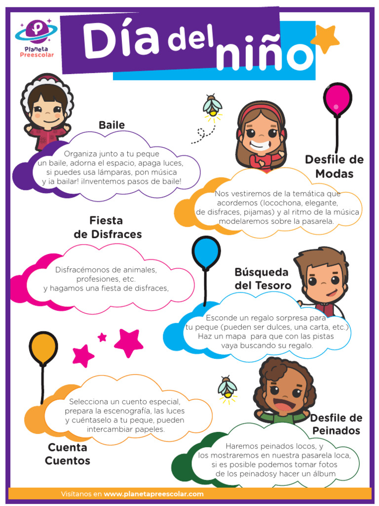 Actividades para El Día Del Niño | PDF