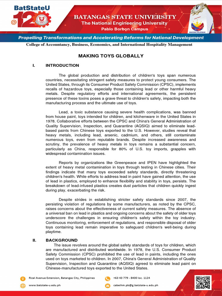 Case Analysis 5 Pdf Safety Lead