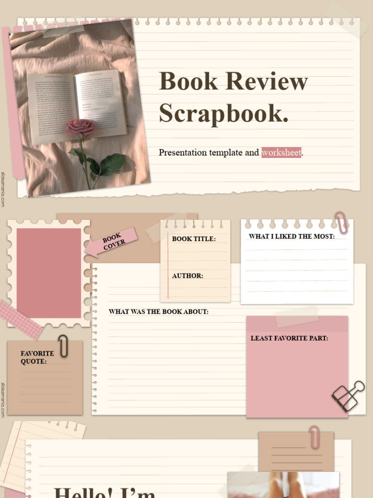 Book Review Scrapbook SlidesMania | PDF