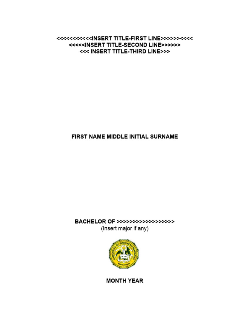Undergrad Thesis Outline Template | PDF | Paragraph | Thesis