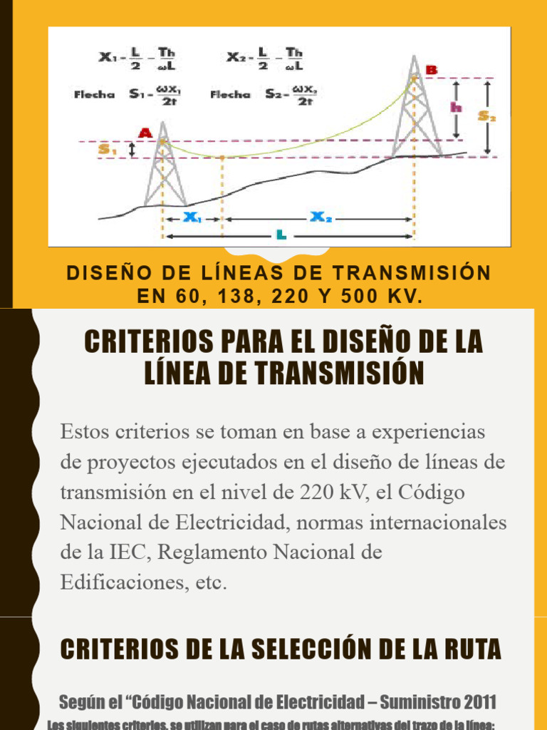 2 Diseño de Linea de Transmision | PDF | Resistencia Eléctrica y Conductancia | Transmisión de ...