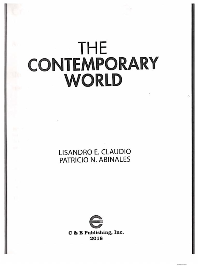 The Contemporary World Book PDF | PDF