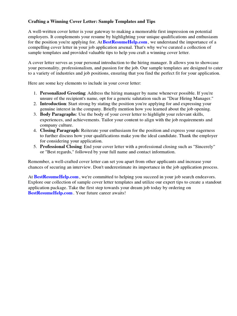 Cover Letter Sample For Immigration Officer | PDF | Immigration ...