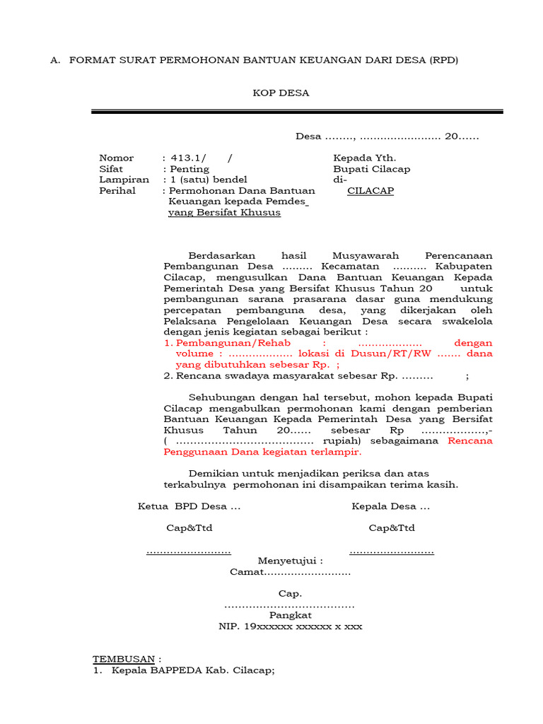 Format Bansus 2024 | PDF