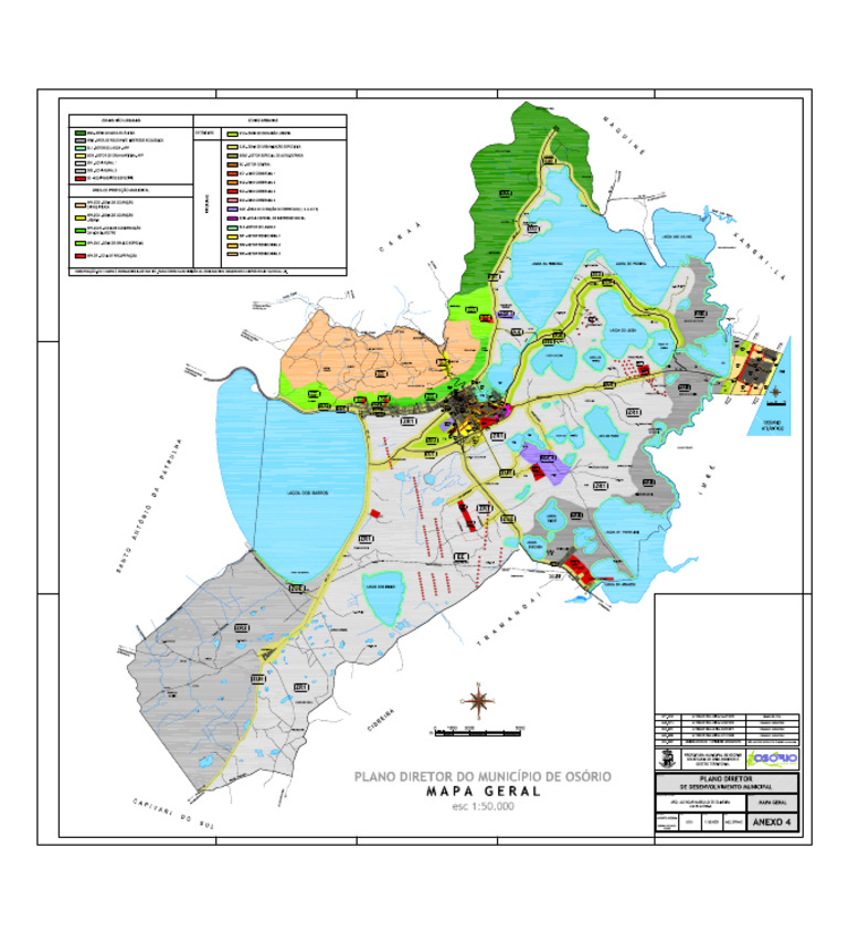 04.osório Plano Diretor ANEXO 4 Mapa Geral | PDF