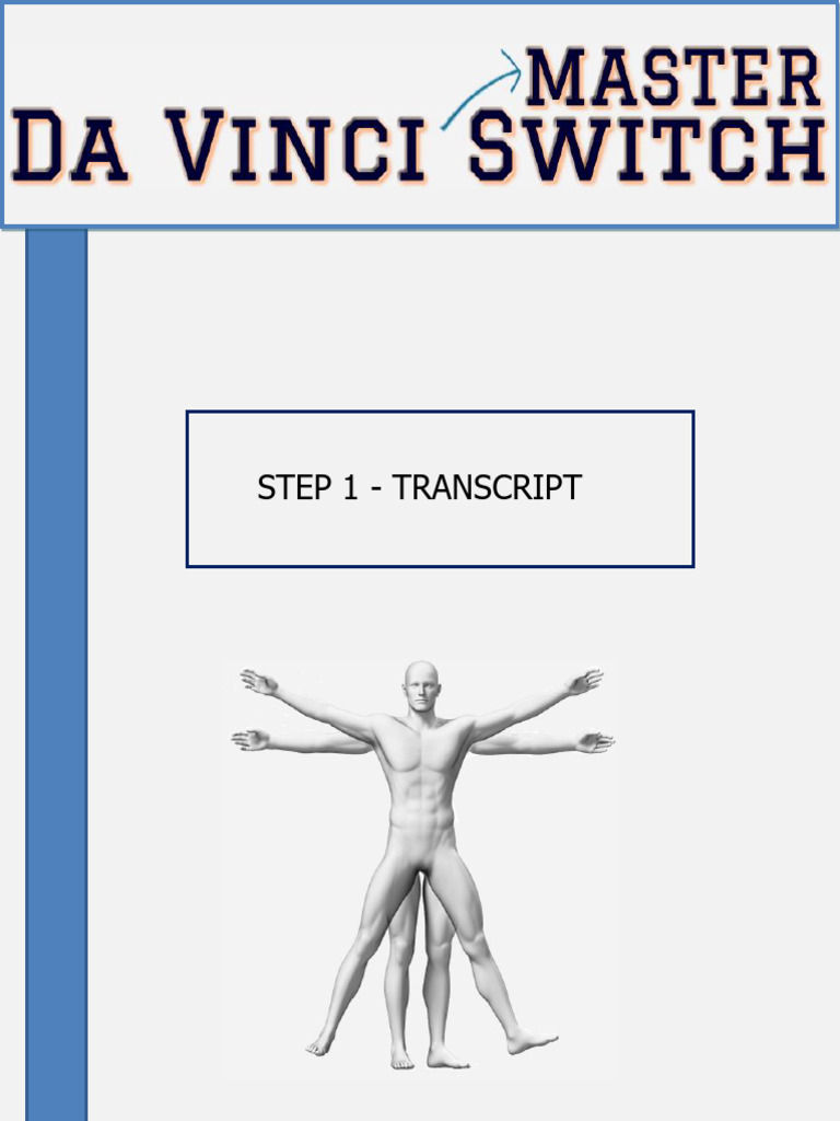 Da Vinci Master Switch Transcript | PDF | Thought | Imagination