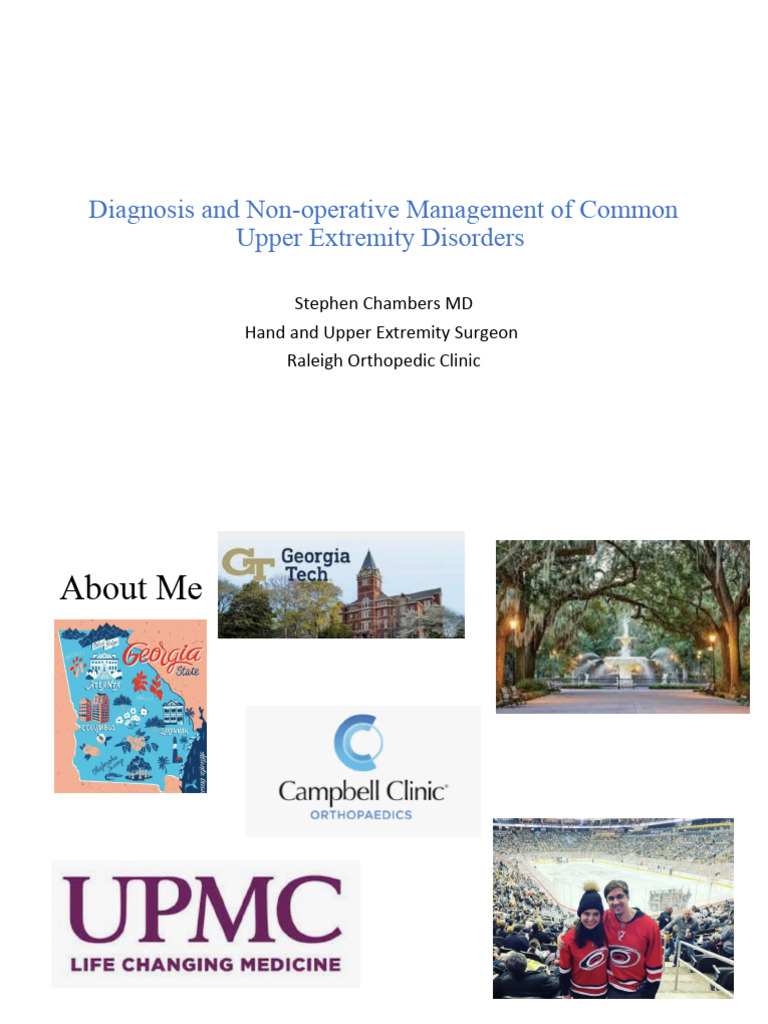 Common Upper Extremity Ailments | PDF | Carpal Tunnel Syndrome | Elbow