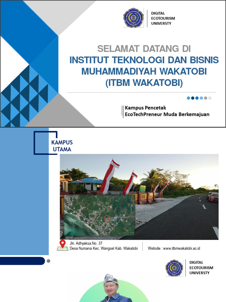 ITBM Wakatobi: Kampus EcoTechPreneur | PDF
