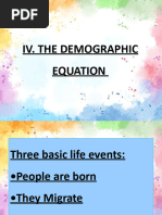 Population Math Formulas With Examples and Practice | PDF | Actuarial Science | Applied Mathematics