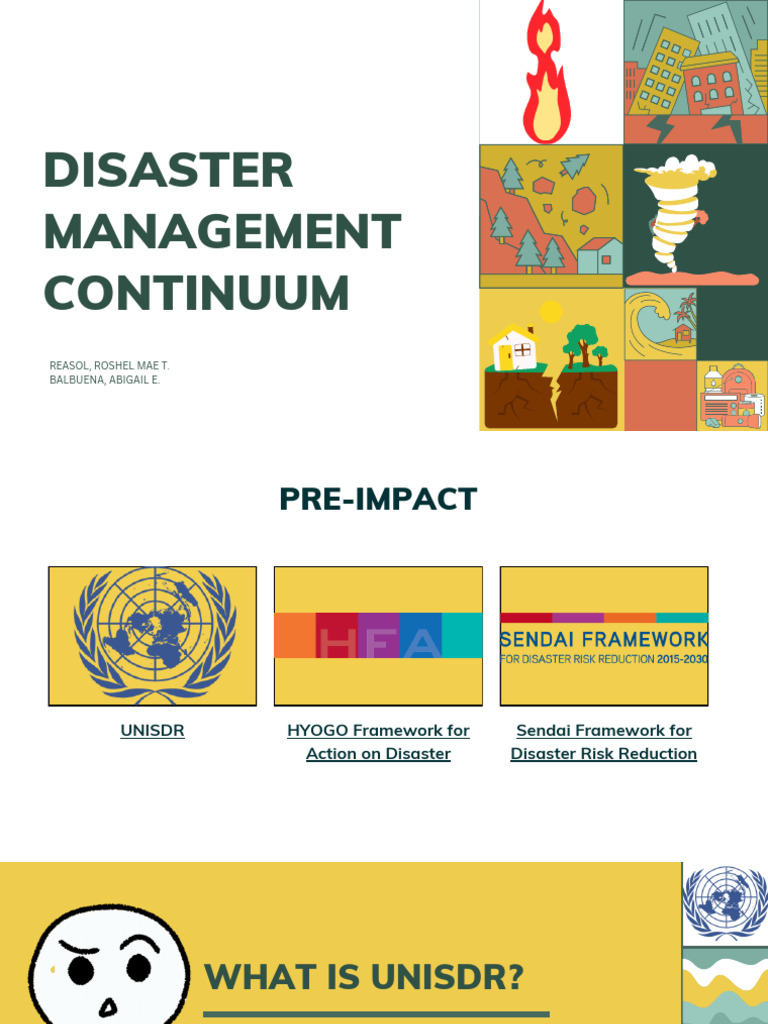Disaster Management Continuum | PDF | Emergency Management | Risk ...