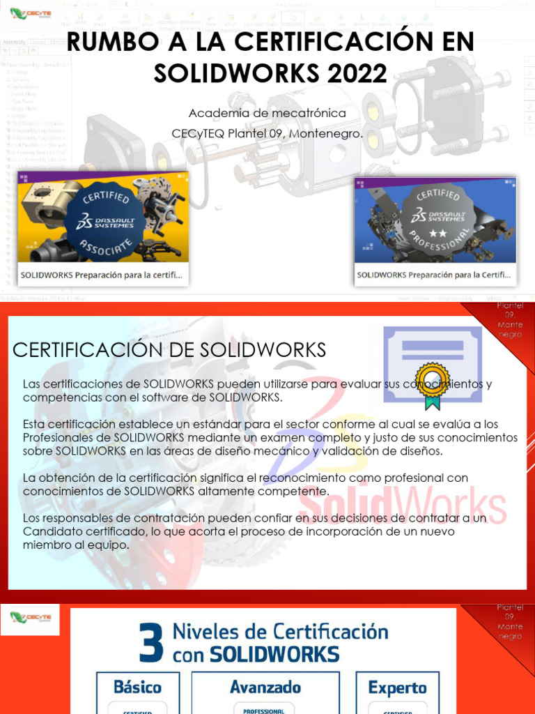 Rumbo Certificacion SolidWorks2022 | PDF | Informática