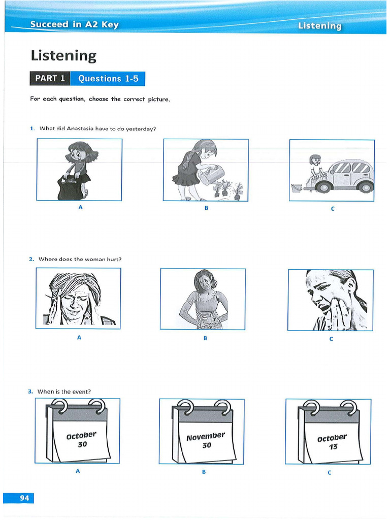 Lis-Test 7 - Succeed Ket | PDF