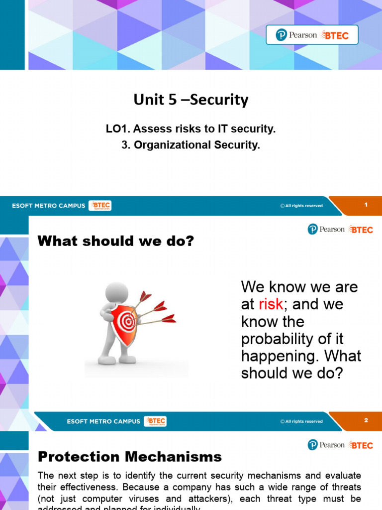 HND - SEC - W3 - Organizational Security | PDF | Backup | Computer Security