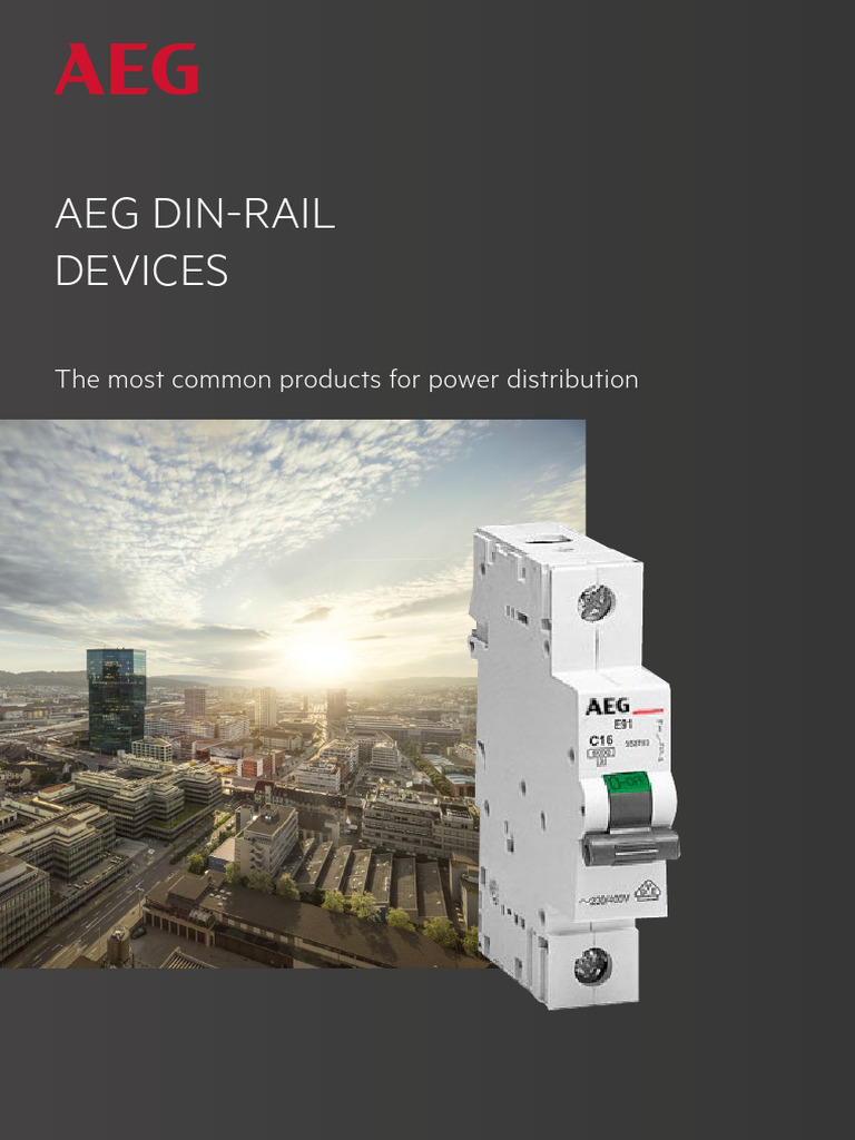 AEG Modular Devices Catalogue 2025 | PDF | Equipment | Electrical Equipment