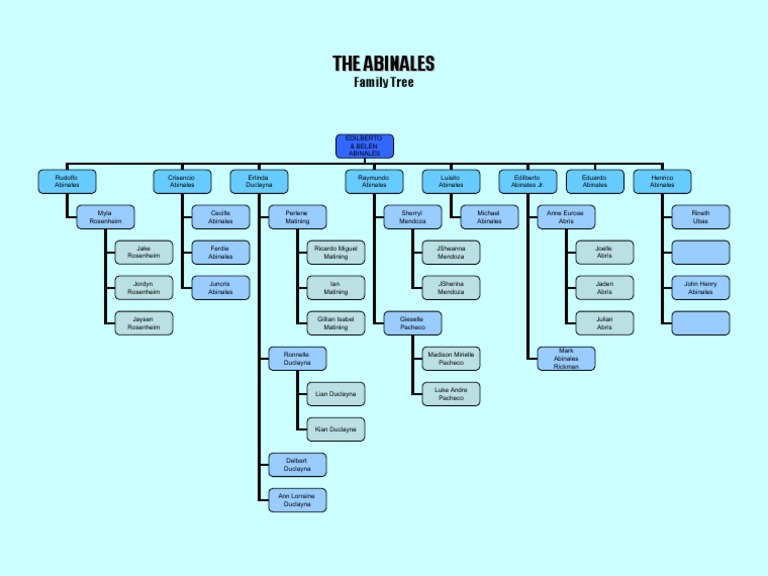 Abinales Family Tree Overview | PDF