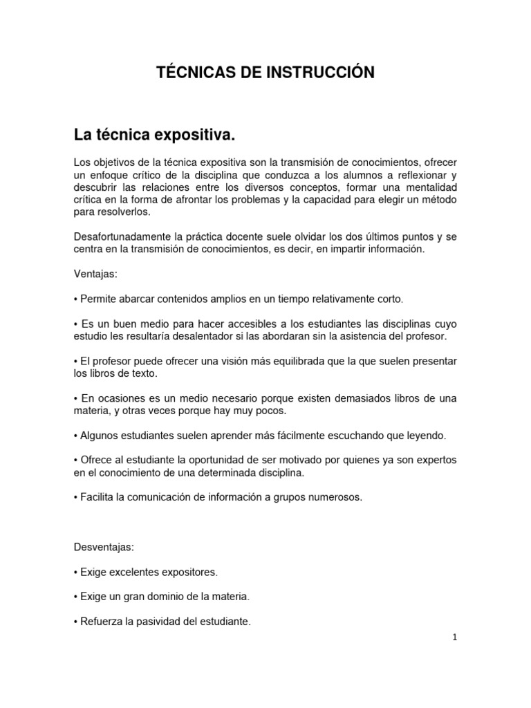 22 TECNICAS DE ENSEÃ - ANZA para CAPACITACION | PDF | Experiencia | Aprendizaje