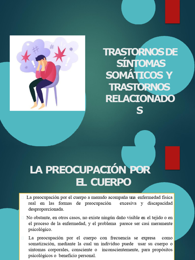 Trastornos Sintomas Somáticos | PDF | Trastorno mental | Ansiedad