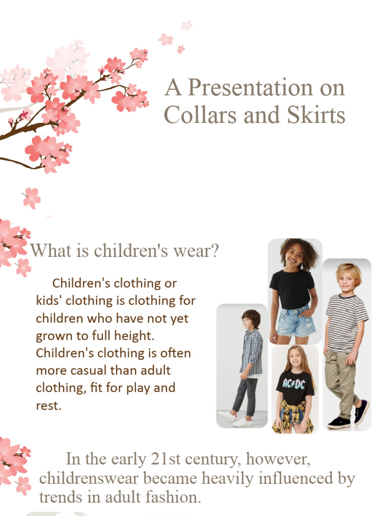Garments Presentation About Skirts and Collars | PDF | Cooking, Food ...