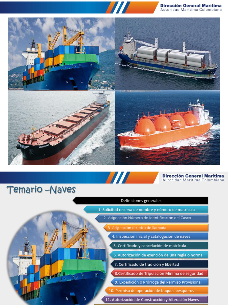 Definición y Tipos de Naves Marítimas | PDF | Buques | Barcaza