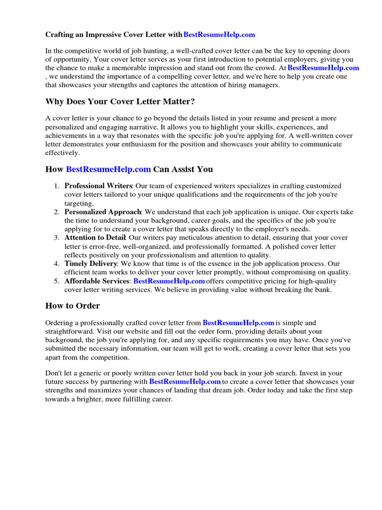 Expert Cover Letter Writing Guide | PDF | Résumé