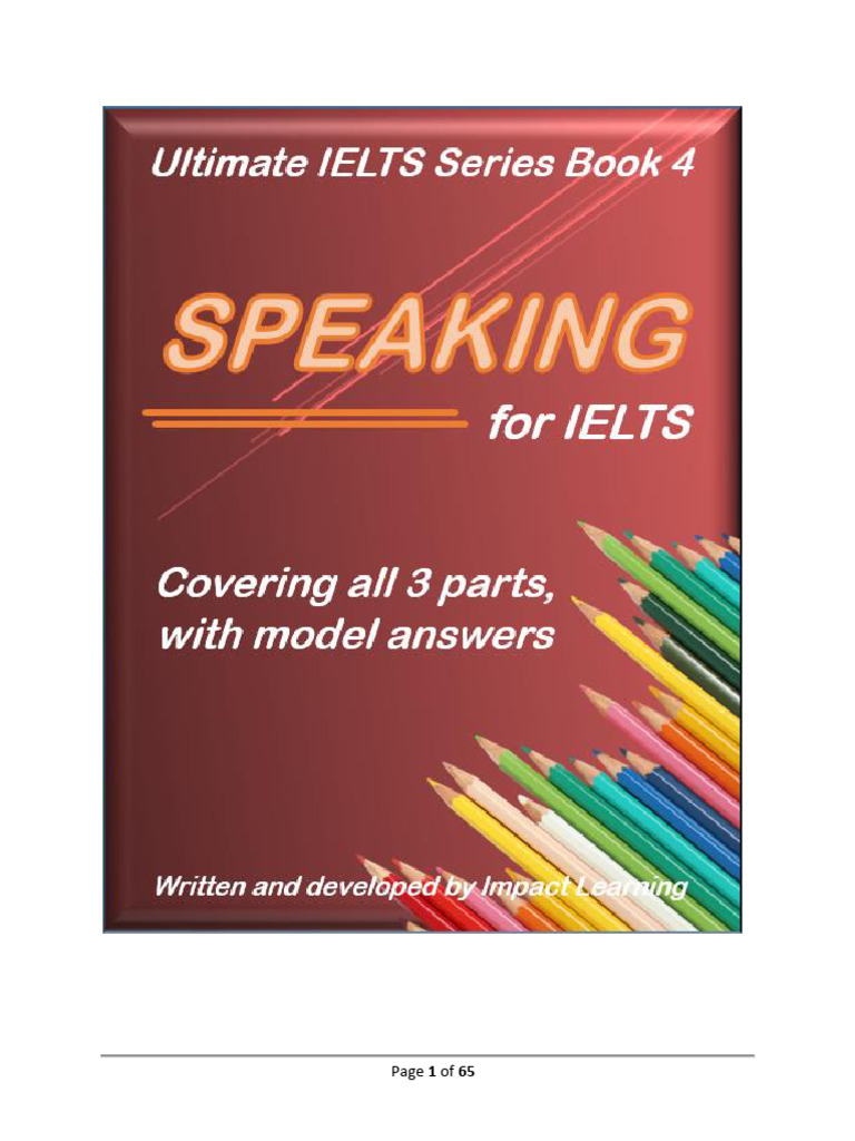 Ultimate IELTS Speaking | PDF | International English Language Testing ... Ultimate IELTS Speaking | PDF | International English Language Testing ...