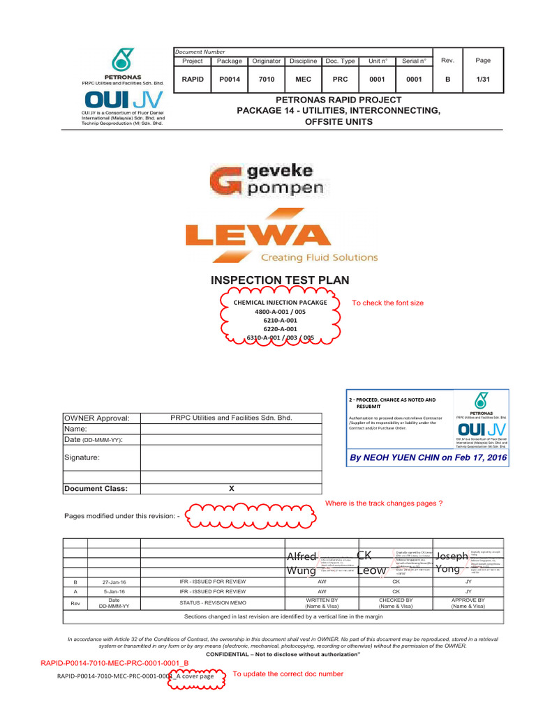 Rapid-P0014-7010-Mec-Prc-0001-0001 - B - Code 2 | PDF | Pump ...