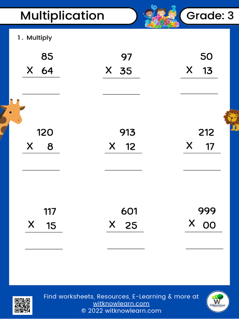 Multiplication Worksheet For Grade 3 0 2023 12 04 092146 | Download ...