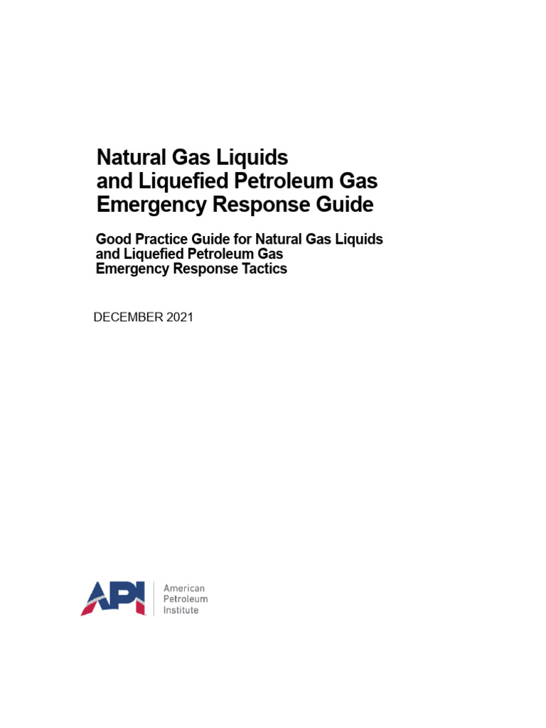 NGL LPG Response Guide | PDF | Liquefied Petroleum Gas | Combustion