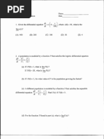 AP Calculus AB Exam Review Guide | PDF | Integral | Derivative
