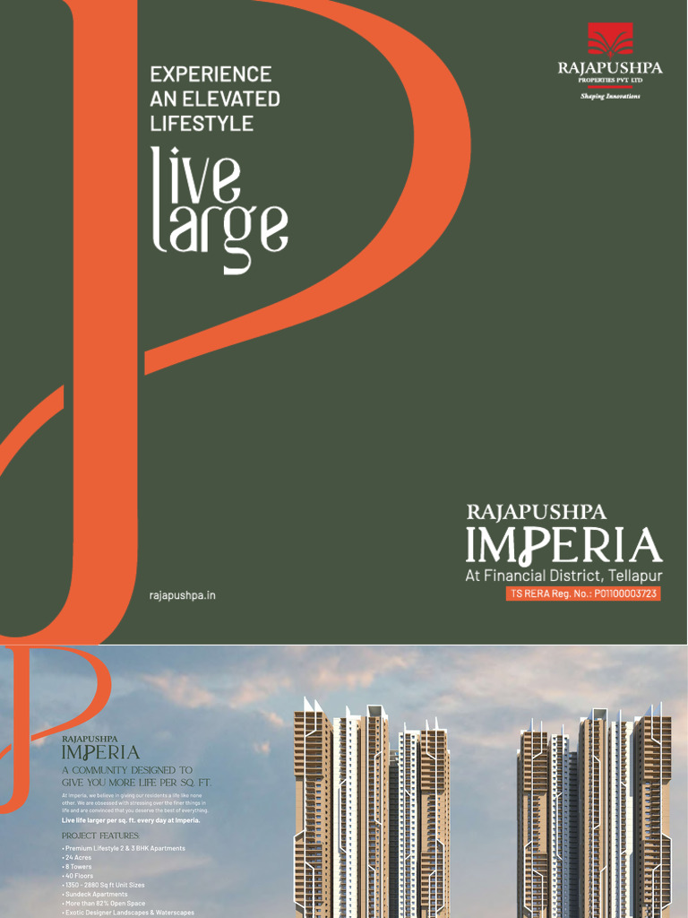 Rajapushpa Imperia Brochure | PDF | Tourist Attractions
