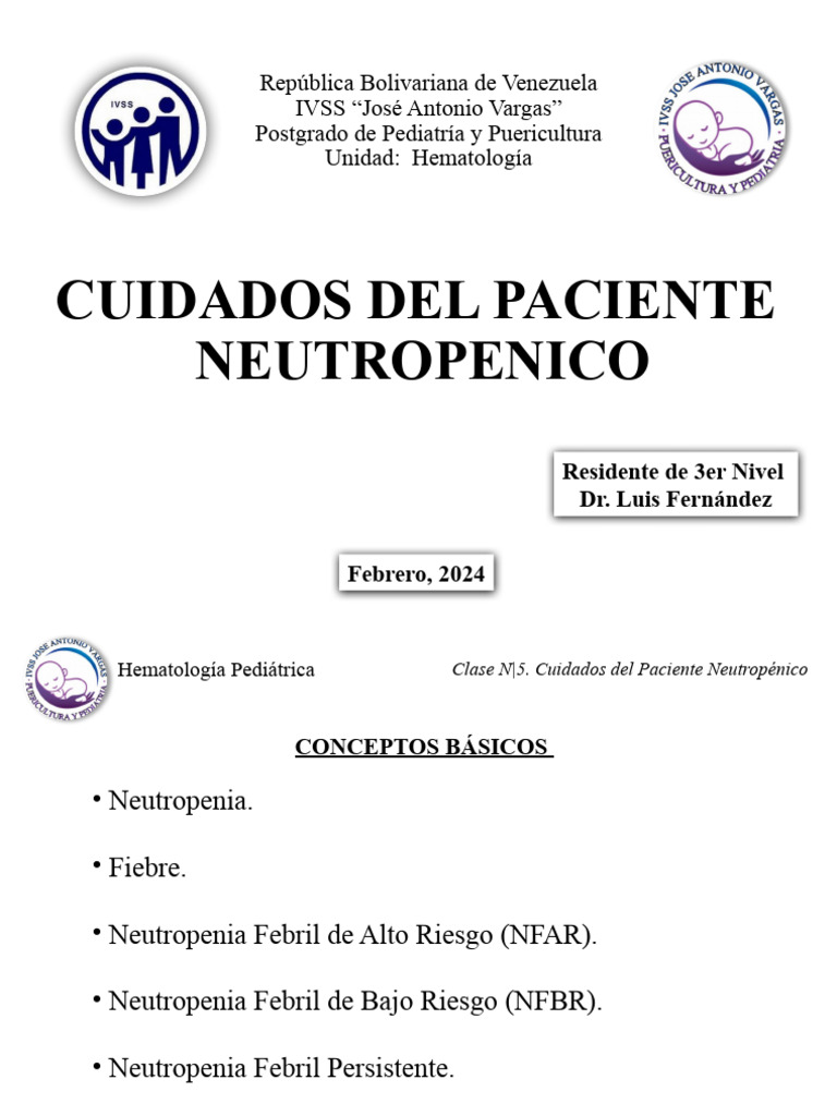 Cuidados Del Paciente Neutropenico | Descargar gratis PDF | Septicemia ...
