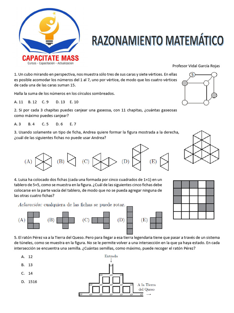 Clase 1 - Raz. Mat. | PDF