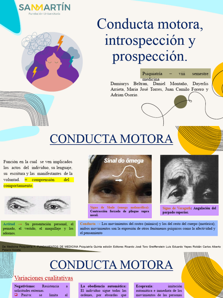 Conducta motora: introspección y prospección | PDF | Depresión (estado ...