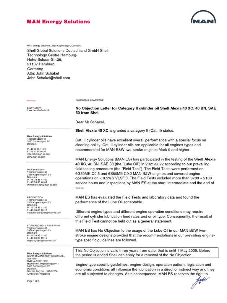 NOL CAT II 40BN Shell Alexia 40 XC MAN ES 17071-2022 | PDF | Engine ...