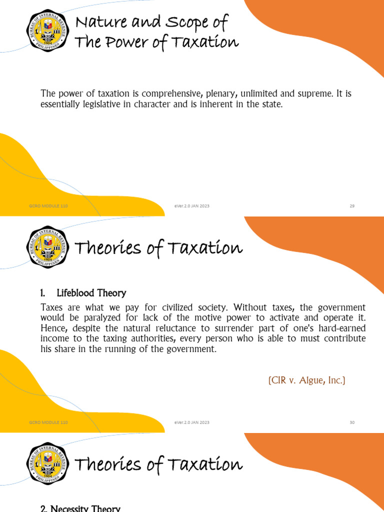 Defining Taxation | PDF | Taxes | Eminent Domain