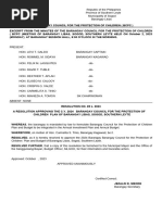 BARANGAY RESOLUTION Reprogramming | PDF | Government