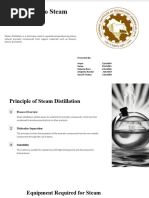 Step-by-Step Steam Distillation Guide | PDF | Distillation | Water