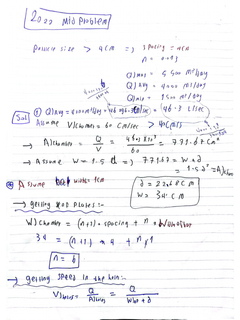Midterm 2022 Problem Solution | PDF