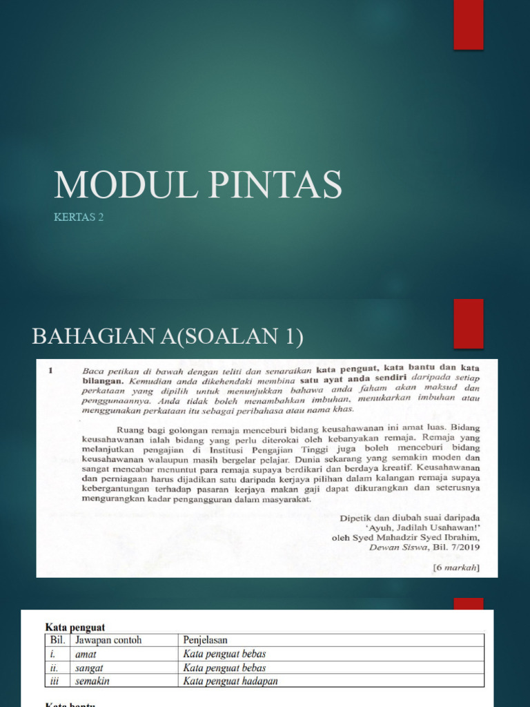 Bahan Modul Pintas | PDF