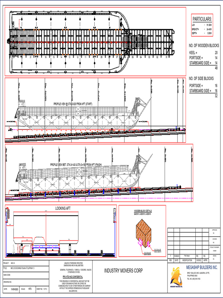IMC 23 DOCKING PLAN at SLIPWAY 3 | PDF